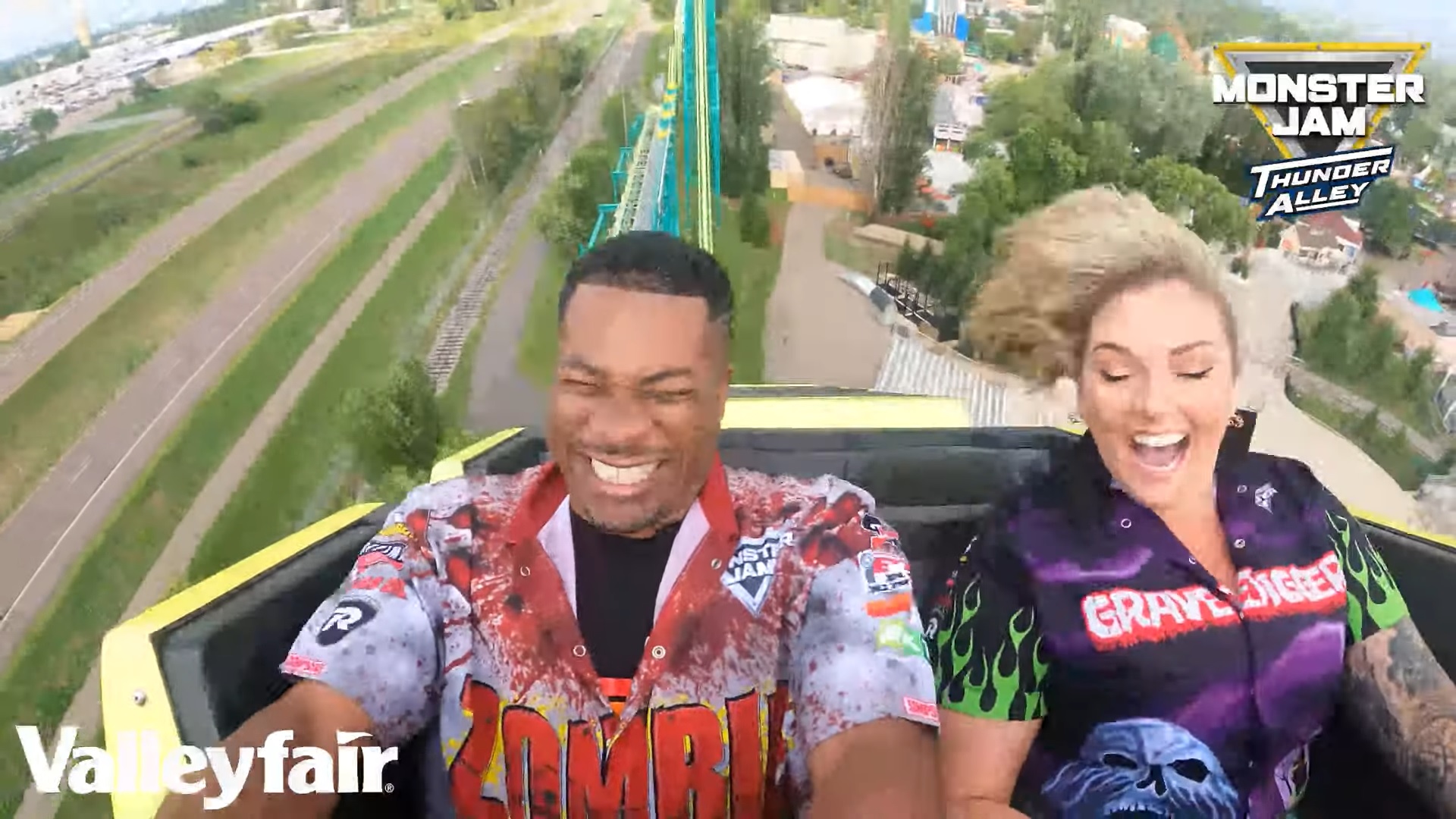 Monster Jam Drivers ride the 'Wild Thing' Rollercoaster | Monster Jam®