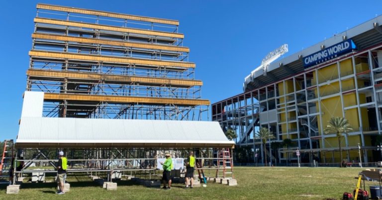 Monster Jam 10K Stunt Build Comes to Life in Orlando | Monster Jam®