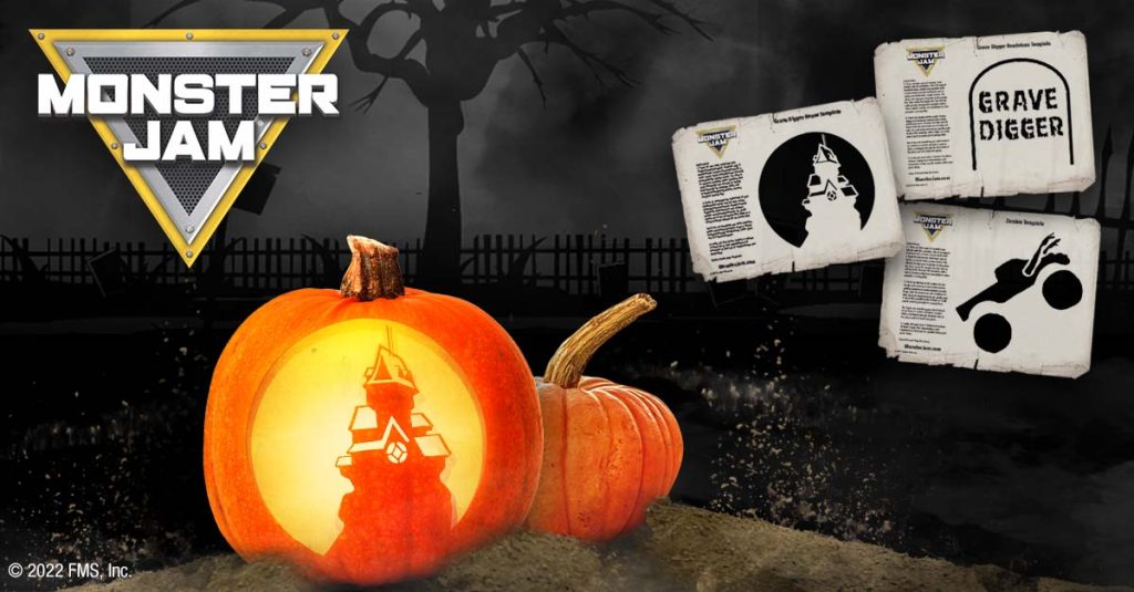 Monster Jam Themed Pumpkin Stencils for Halloween | Monster Jam®