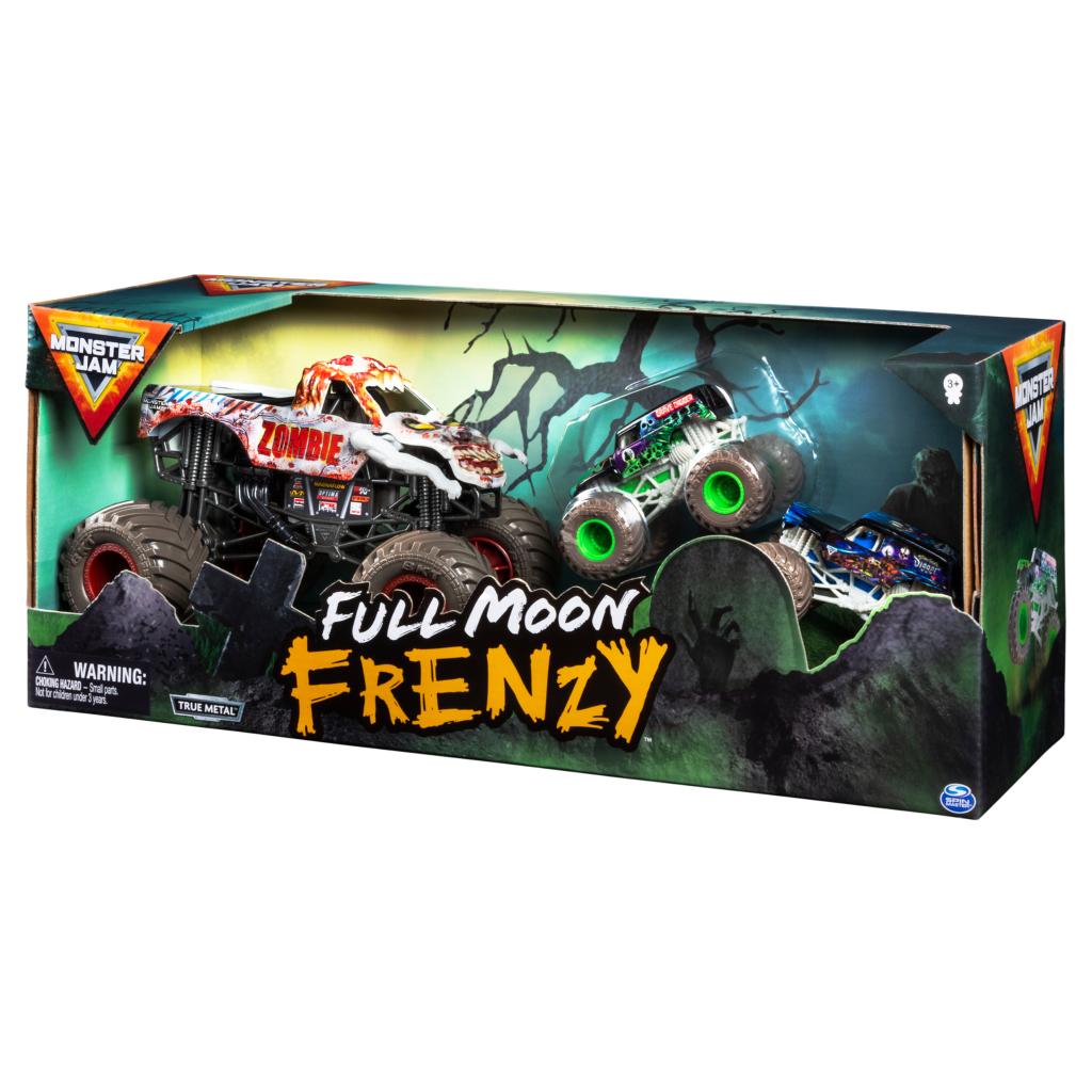 Monster Jam, Full Moon Frenzy 3-Pack of Official Exclusive Monster Jam ...