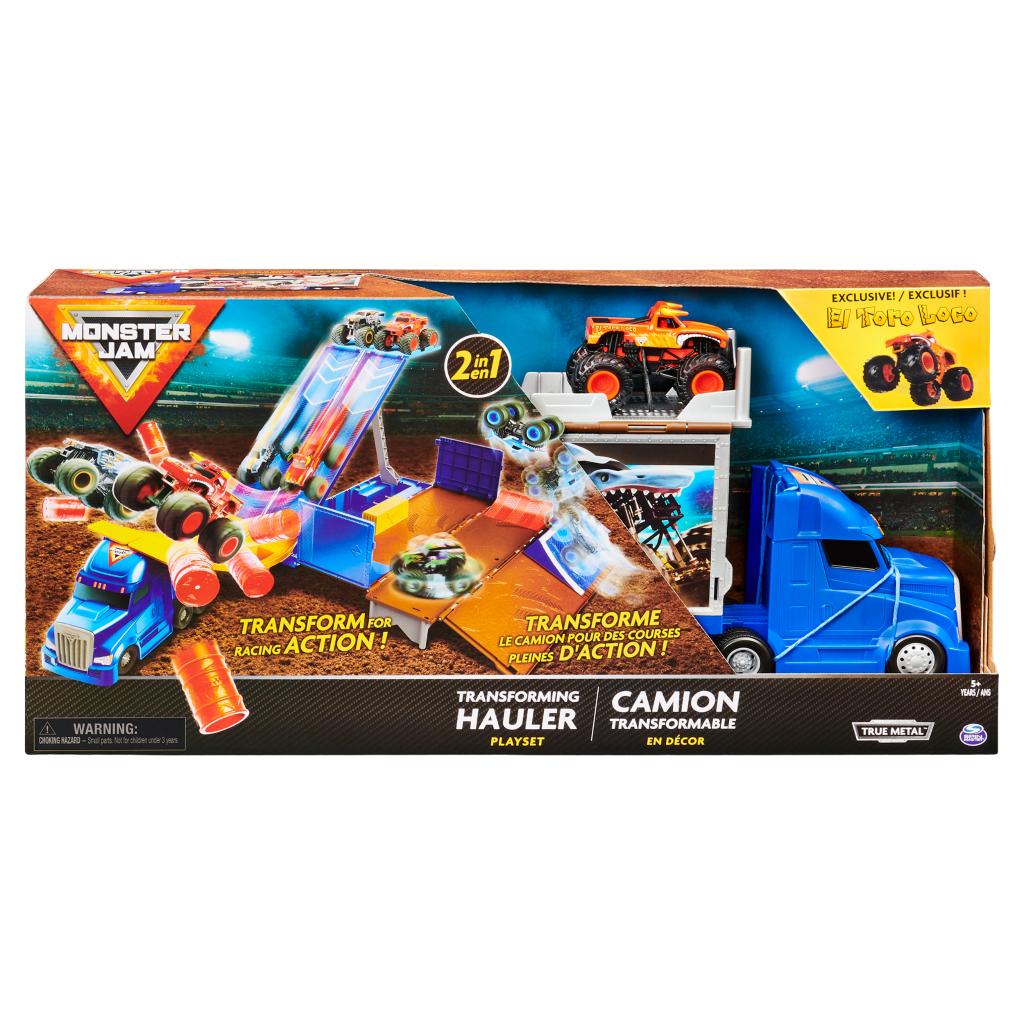 Monster Jam, 2-in-1 Transforming Hauler Playset | Monster Jam®
