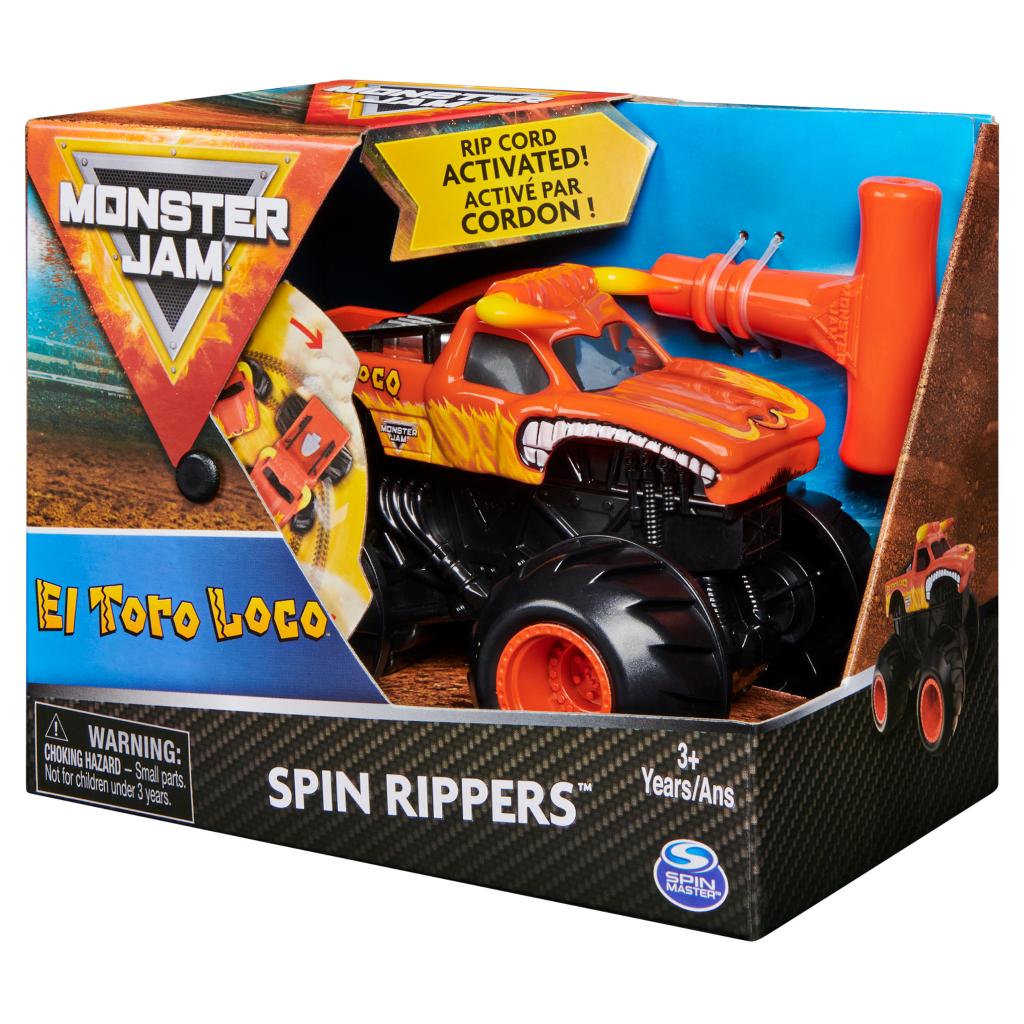 Monster Jam, Official El Toro Loco Spin Rippers Monster Truck, 1:43 ...