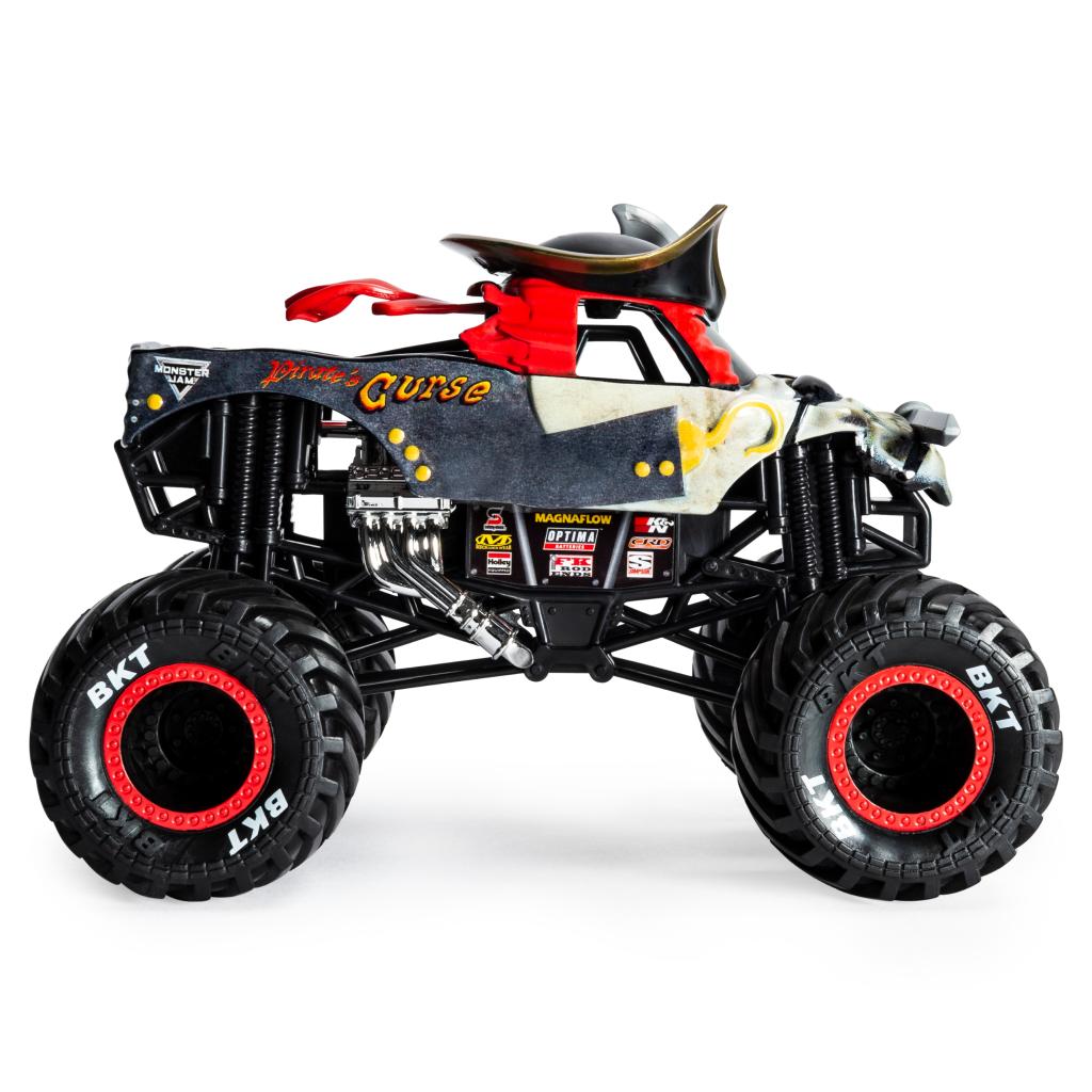 Monster Jam, Official Pirate’s Curse Monster Truck, Die-Cast Vehicle, 1 ...