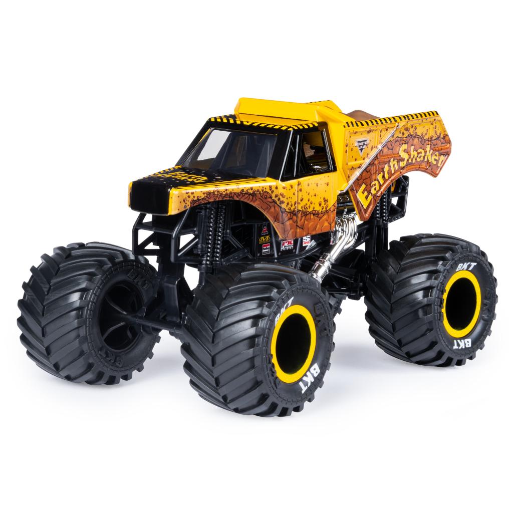 Monster Jam, Official Earth Shaker Monster Truck, Die-Cast Vehicle, 1: ...