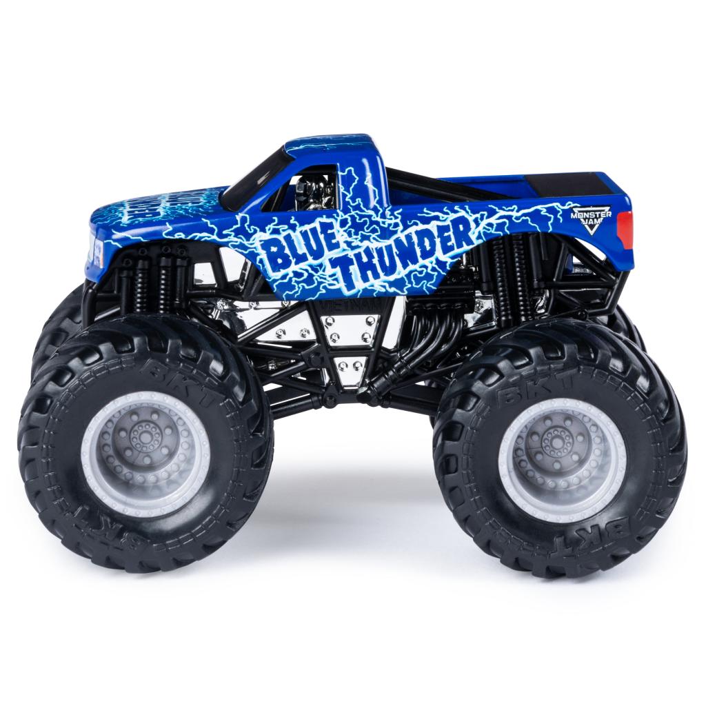 Monster Jam, Official Blue Thunder vs. Storm Damage Die-Cast Monster ...