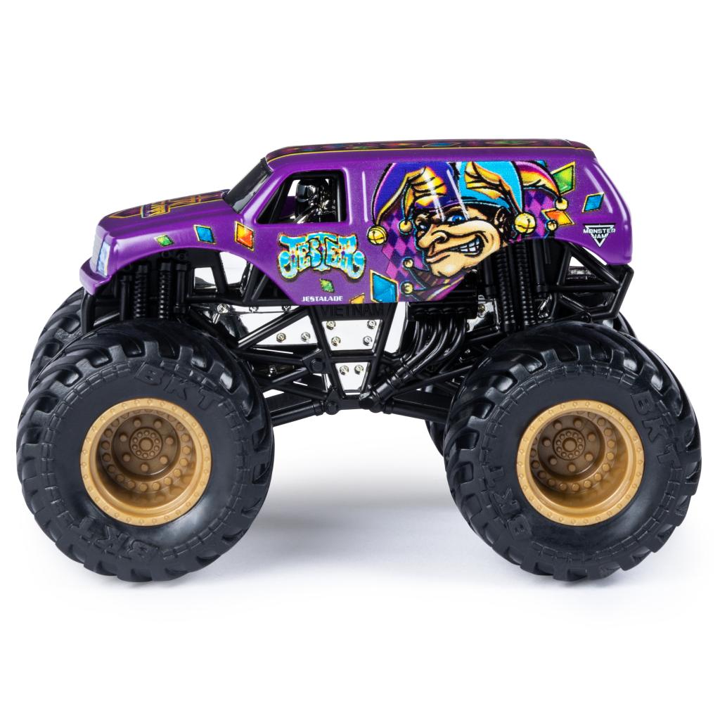 Monster Jam, Official Dragon vs. Jester Die-Cast Monster Trucks, 1:64 ...