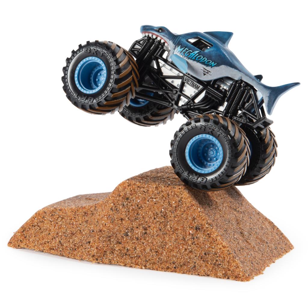 Monster Jam, Megalodon Monster Dirt Starter Set, Featuring 8oz of ...
