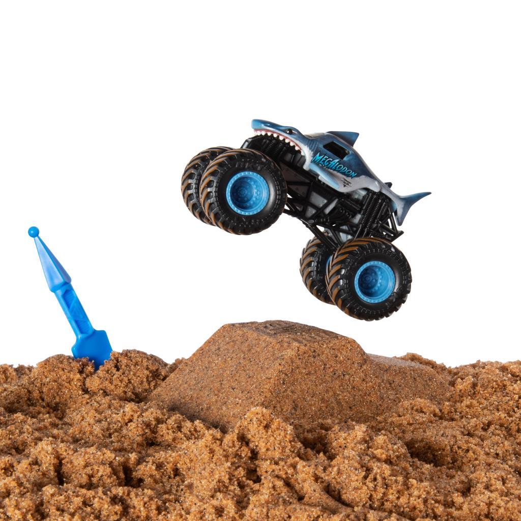 Monster Jam, Megalodon Monster Dirt Starter Set, Featuring 8oz of ...