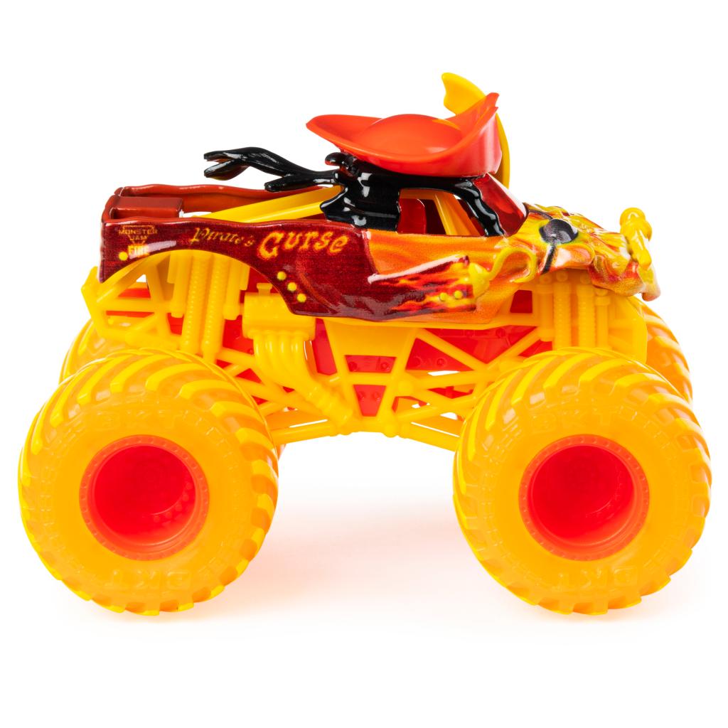Monster Jam, Fire & Ice Pirate's Curse Monster Truck, Die-Cast Vehicle ...