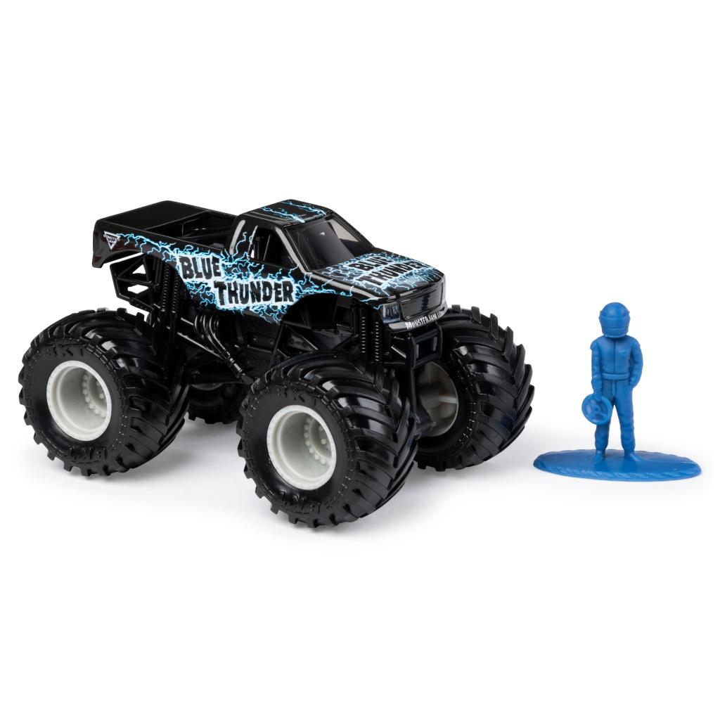 Monster Jam, Official Blue Thunder Truck, Die-Cast Vehicle, Over Cast ...