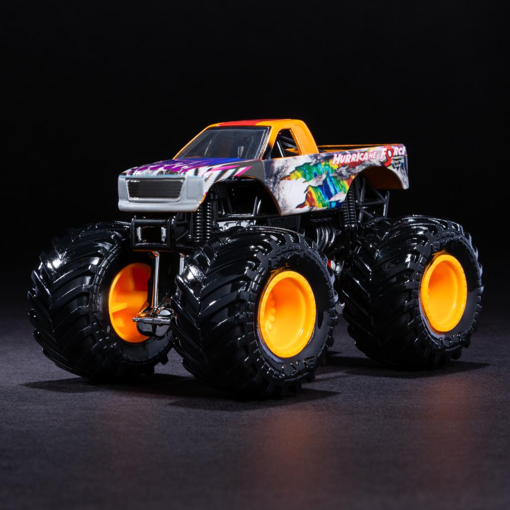 Monster Jam, Official Hurricane Force Monster Truck, Die-Cast Vehicle ...