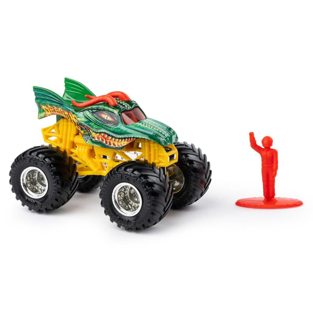 Monster Jam, Official Dragon Monster Truck, Die-Cast Vehicle, Crazy ...