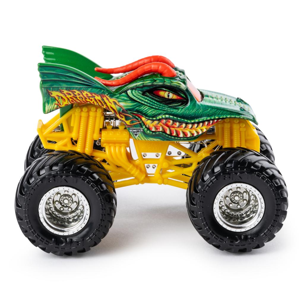 Monster Jam, Official Dragon Monster Truck, Die-Cast Vehicle, Crazy ...