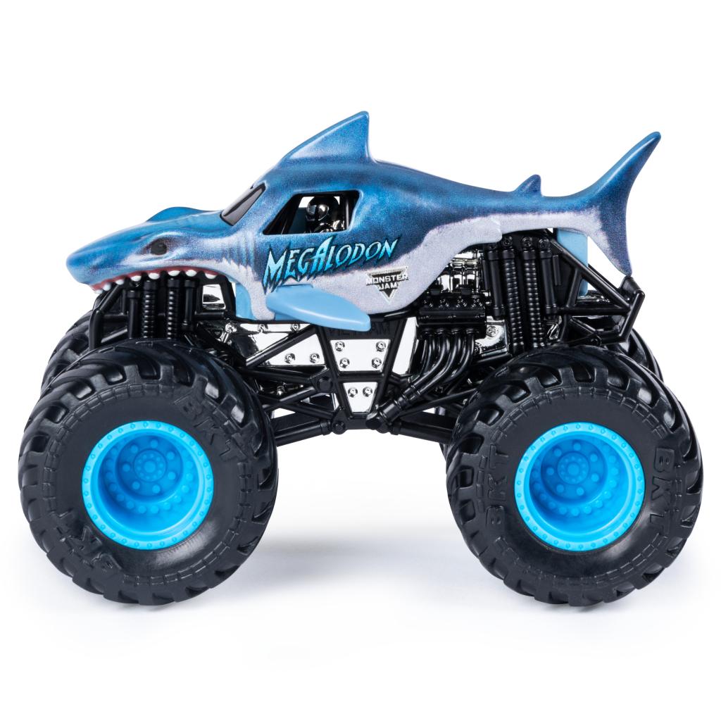 Monster Jam, Official Megalodon vs. Pirate’s Curse Die-Cast Monster ...