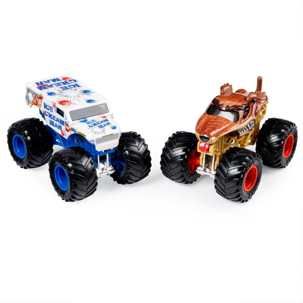 Monster Jam, Official Ice Cream Man vs. Monster Mutt Die-Cast Monster ...