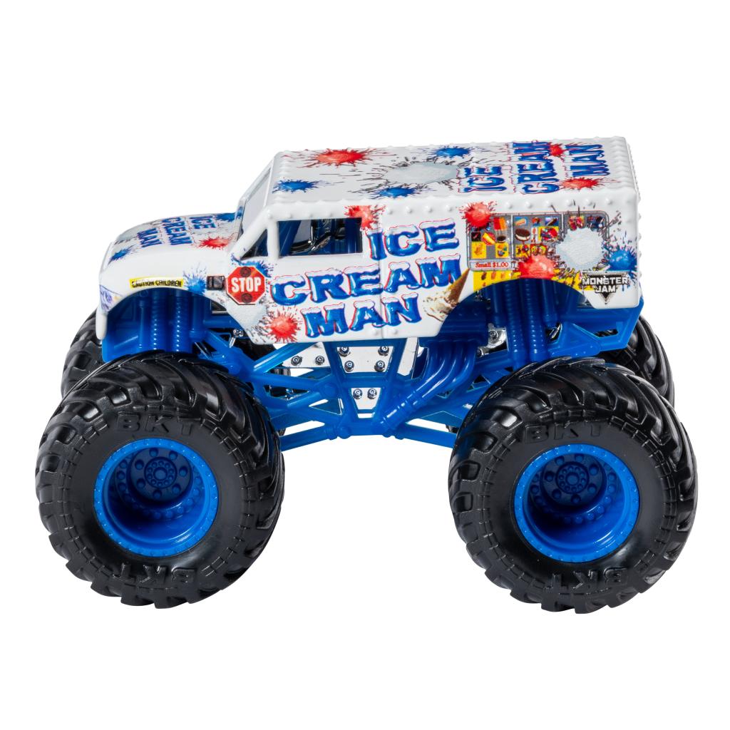 Monster Jam, Official Ice Cream Man vs. Monster Mutt Die-Cast Monster ...