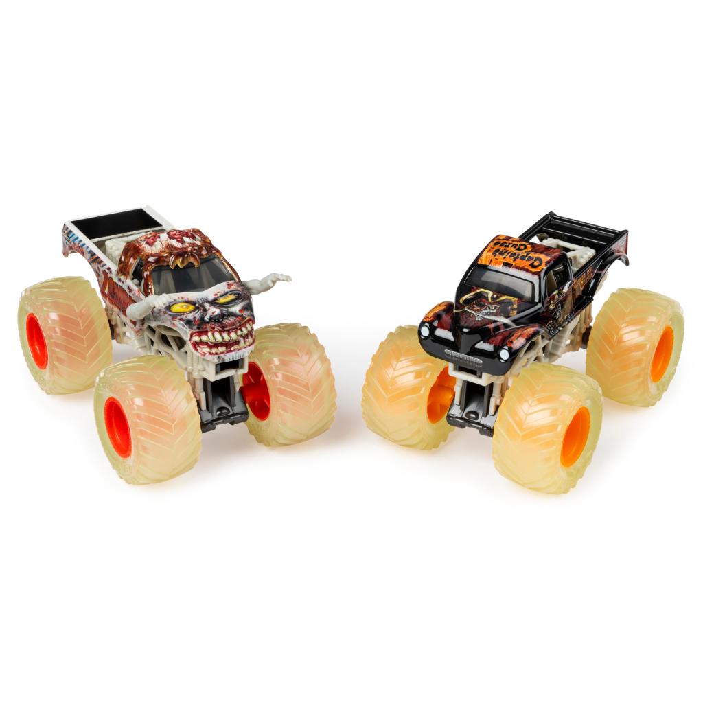 Monster Jam, Official Zombie vs. Captain's Curse Die-Cast Monster ...
