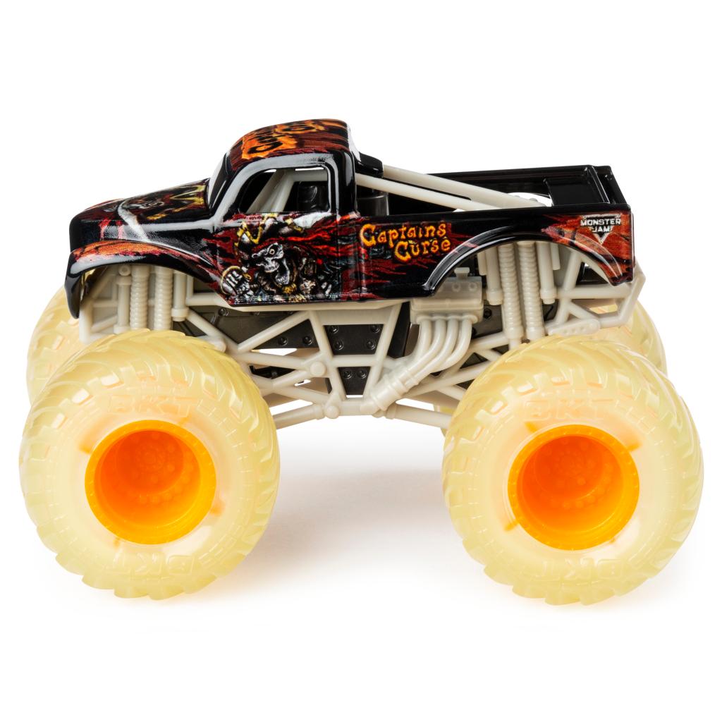 Monster Jam, Official Zombie vs. Captain's Curse Die-Cast Monster ...