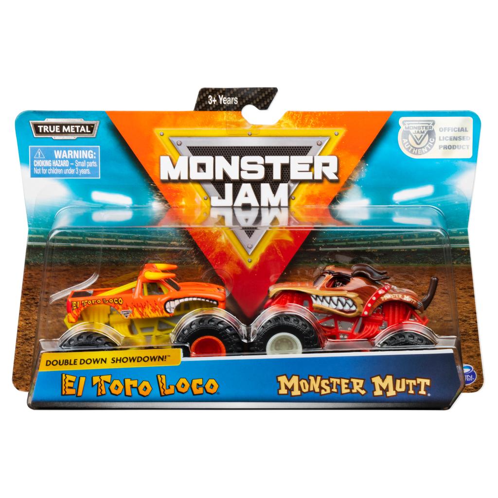 Monster Jam, Official El Toro Loco vs. Monster Mutt Die-Cast Monster ...