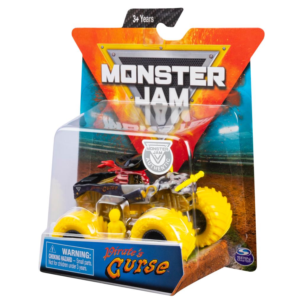 Monster Jam, Official Pirate's Curse Monster Truck, Die-Cast Vehicle ...