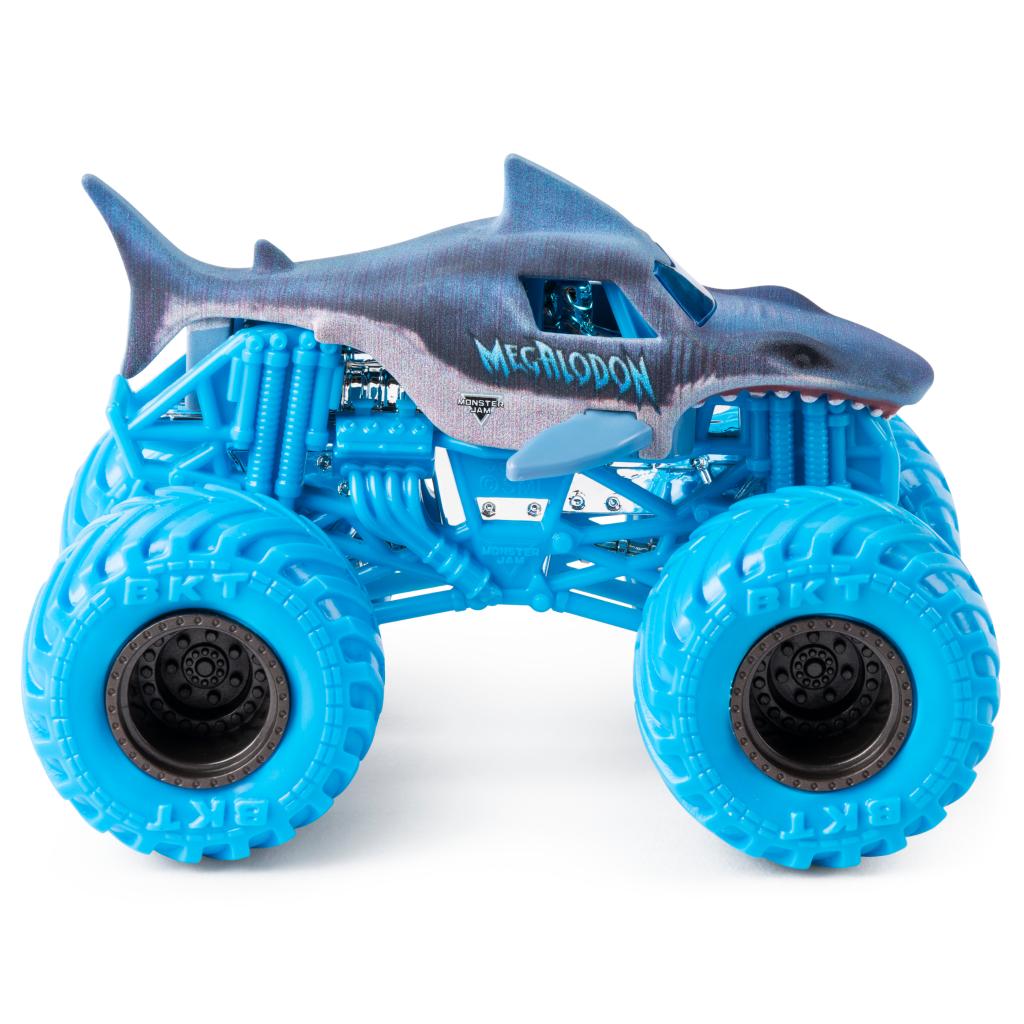 Monster Jam, Official Megalodon Monster Truck, Die-Cast Vehicle, Nitro ...