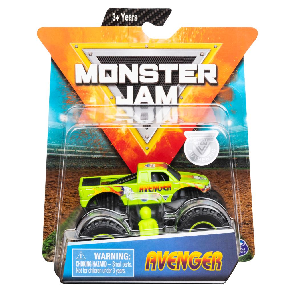 Monster Jam, Official Avenger Monster Truck, Die-Cast Vehicle, Retro ...
