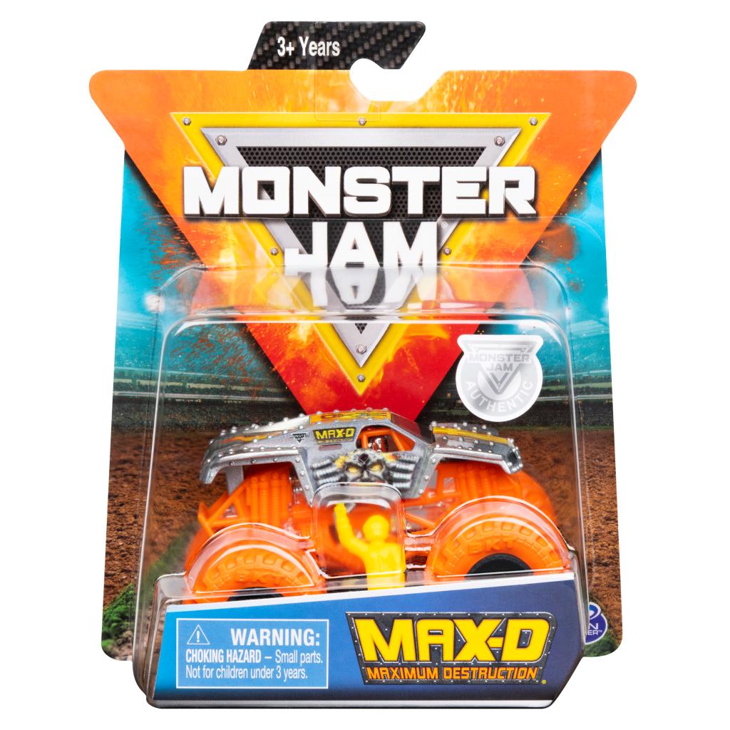 Monster Jam, Official Max D Truck, Die-Cast Vehicle, Nitro Neon Series ...