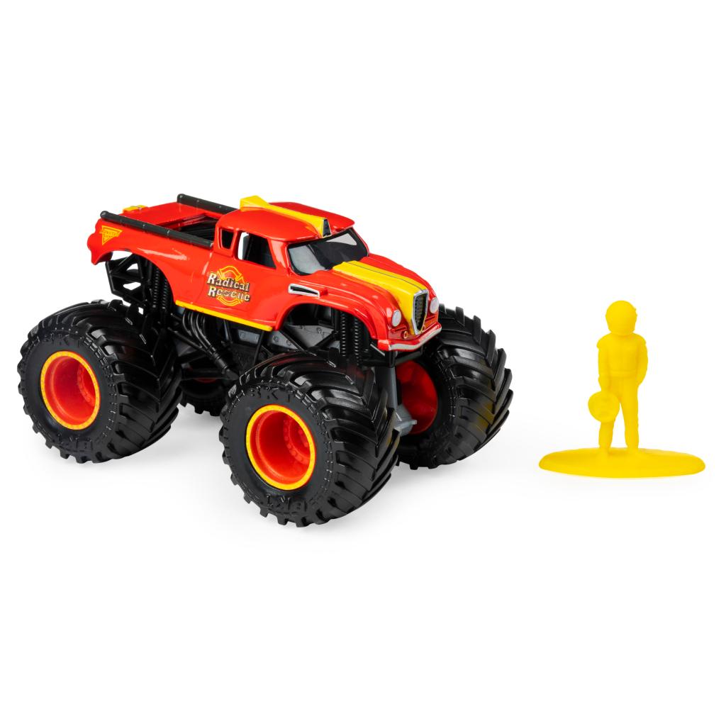 Monster Jam, Official Radical Rescue Monster Truck, Die-Cast Vehicle ...