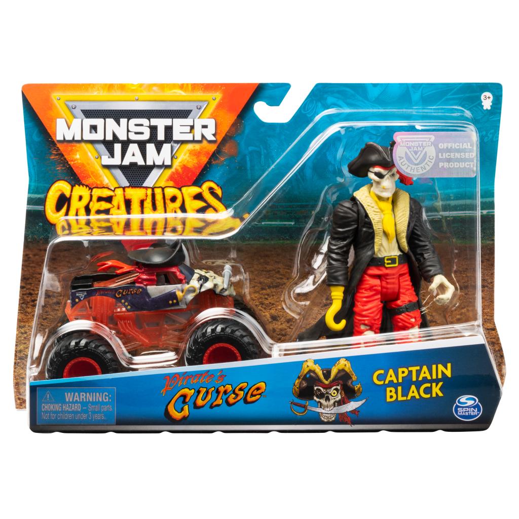 Monster Jam, Official Pirate’s Curse 1:64 Scale Monster Truck and 5 ...