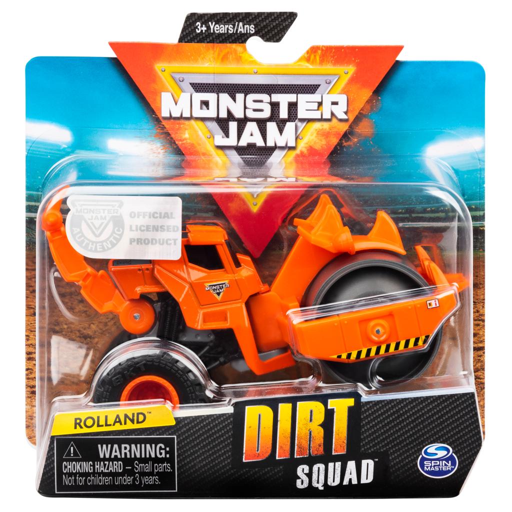 Monster Jam, Official Rolland Dirt Squad Steamroller Monster Truck with ...