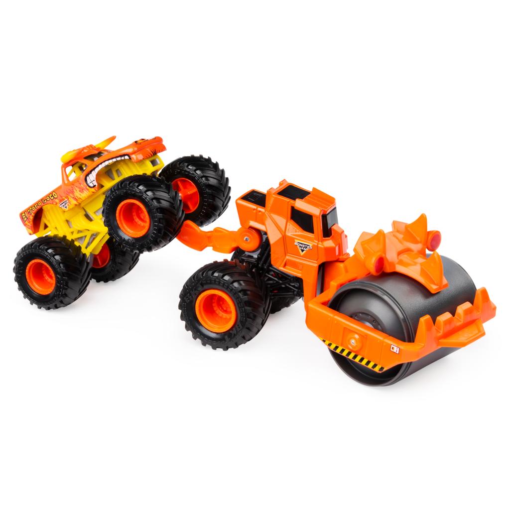Monster Jam, Official Rolland Dirt Squad Steamroller Monster Truck with ...