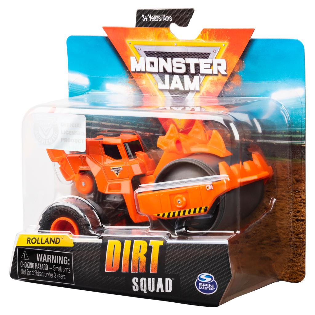 Monster Jam, Official Rolland Dirt Squad Steamroller Monster Truck with ...