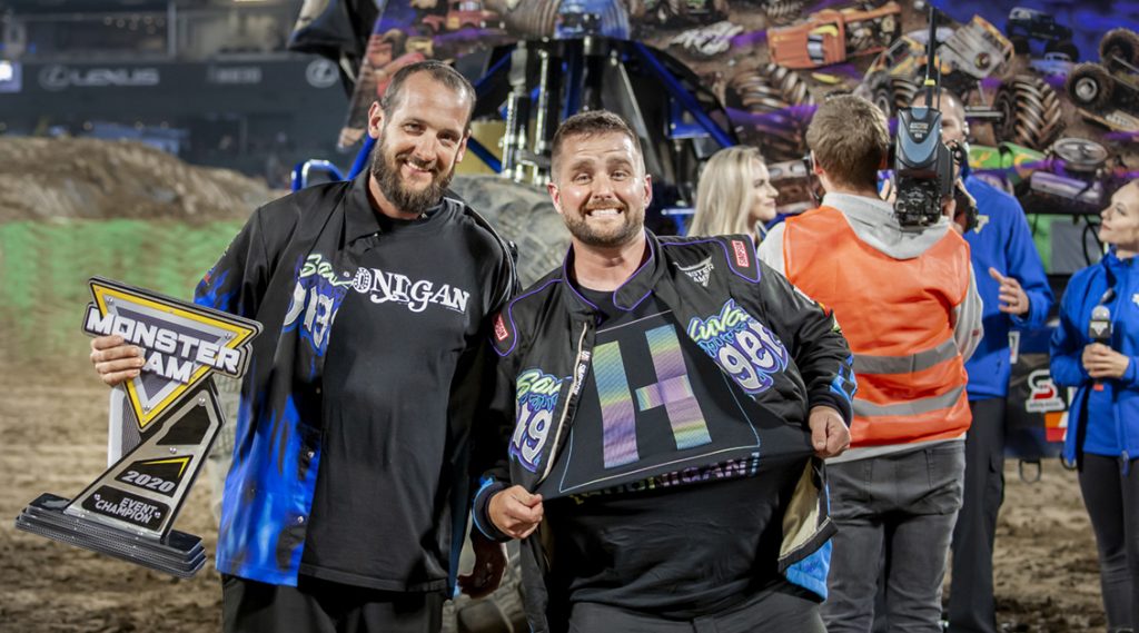 Ryan Anderson takes Son-Uva Digger to the Hoonigan Burnyard | Monster Jam®