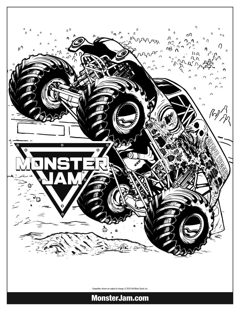 Coloring Sheets | Monster Jam®
