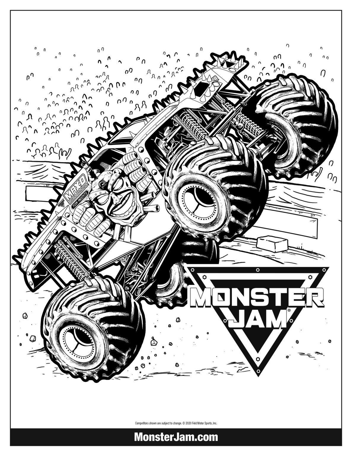 Coloring Sheets | Monster Jam®