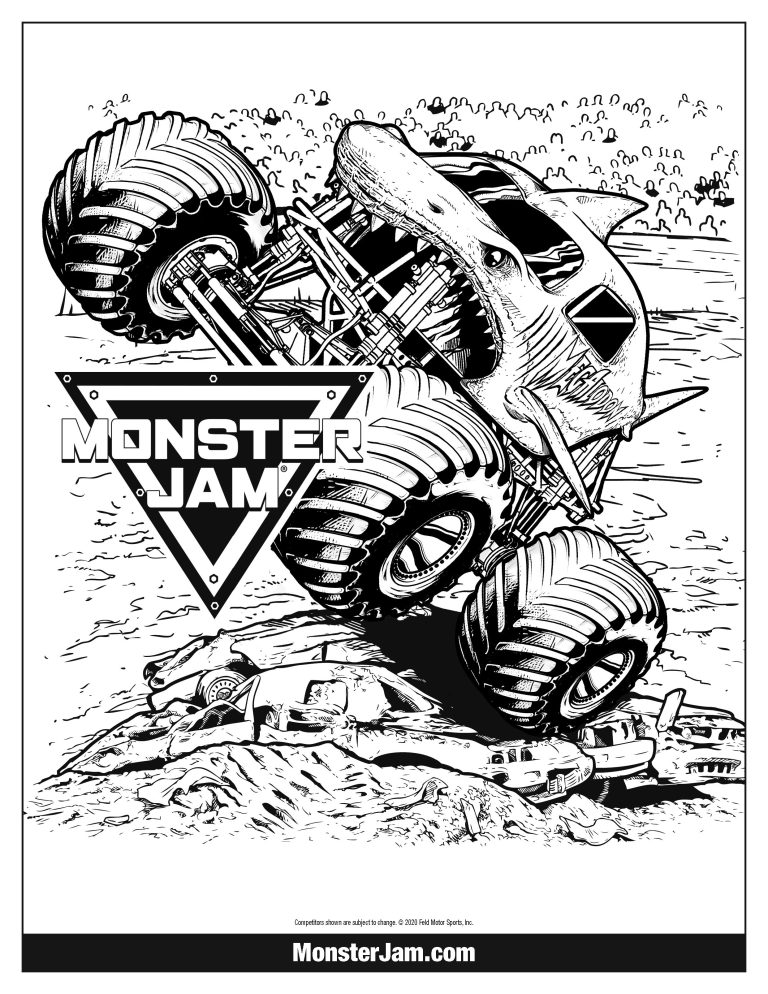 Coloring Sheets | Monster Jam®