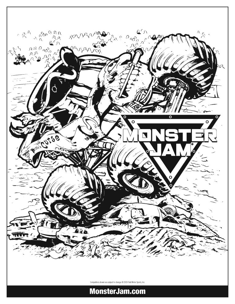Coloring Sheets | Monster Jam®