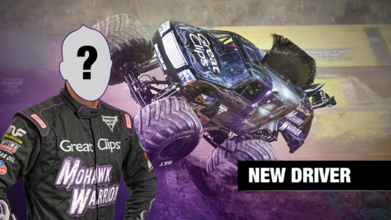 Monster Jam Announces Second Great Clips Mohawk Warrior Driver ...