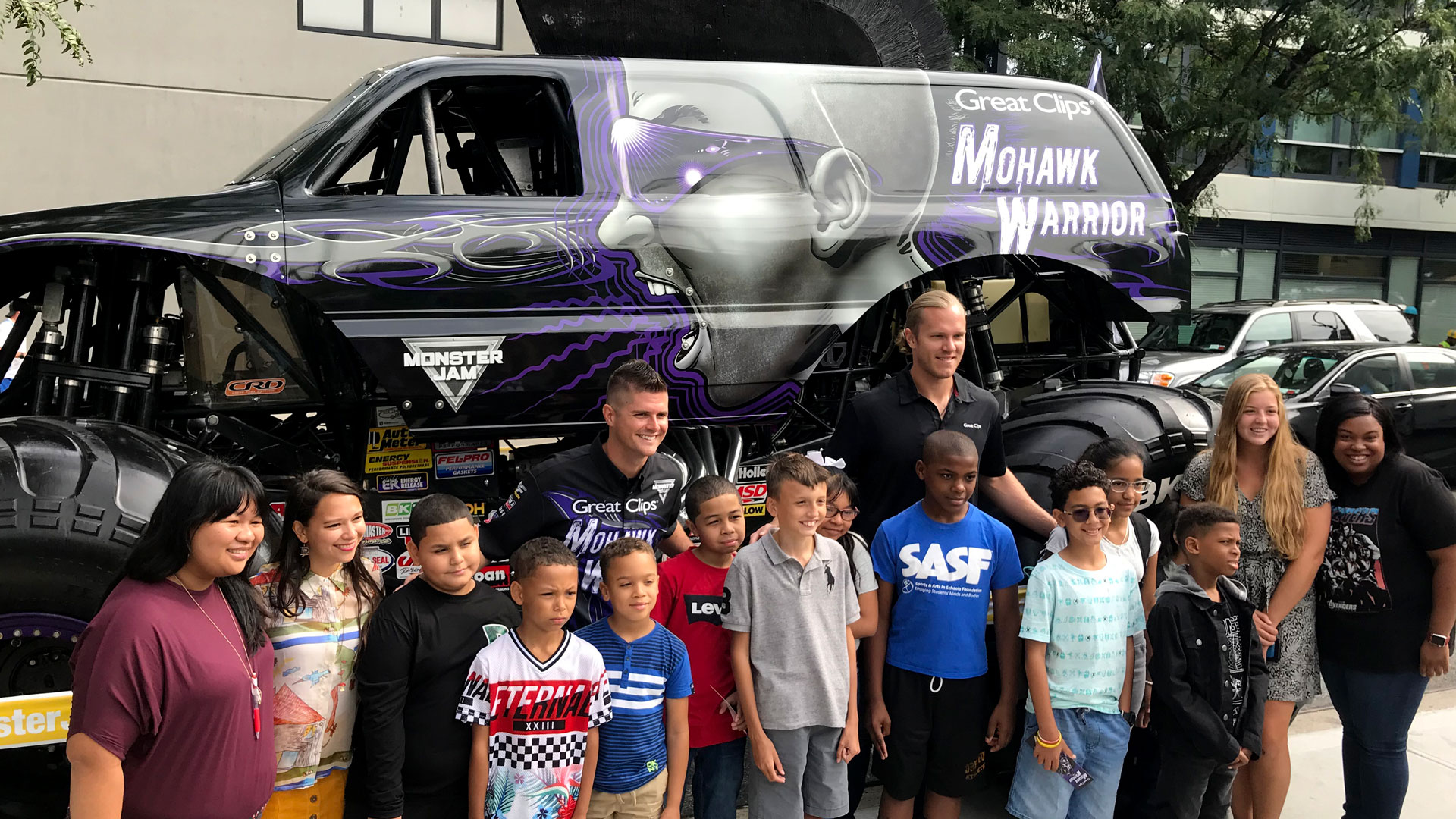 Monster Jam Assists Great Clips Back to School Drive | Monster Jam®