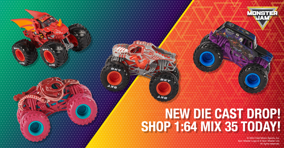 New Monster Jam Die Casts Available in Superstore | News | Monster Jam®
