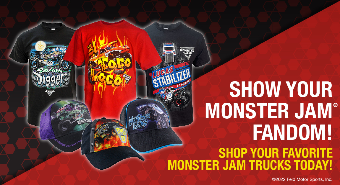 Search Monster Jam Merch By Truck In The Superstore Monster Jam®