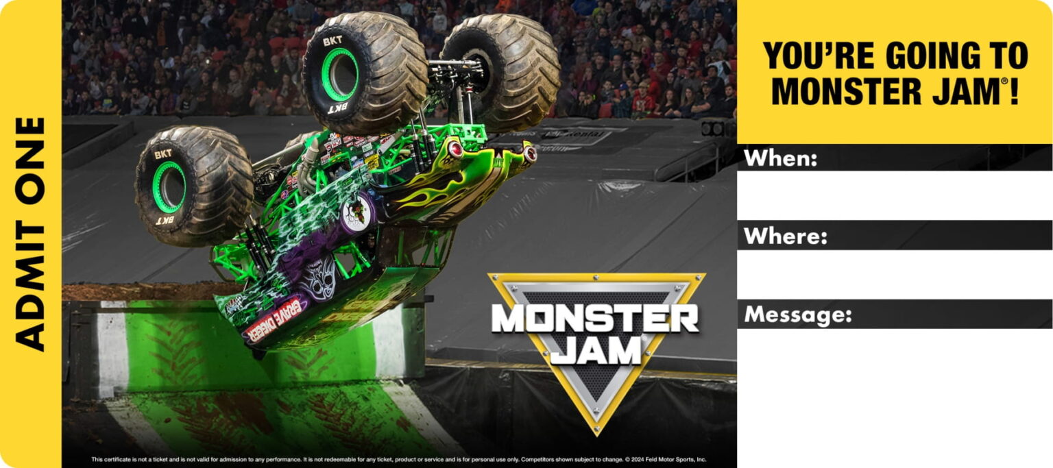 Tickets Make Great Gifts! | Monster Jam®