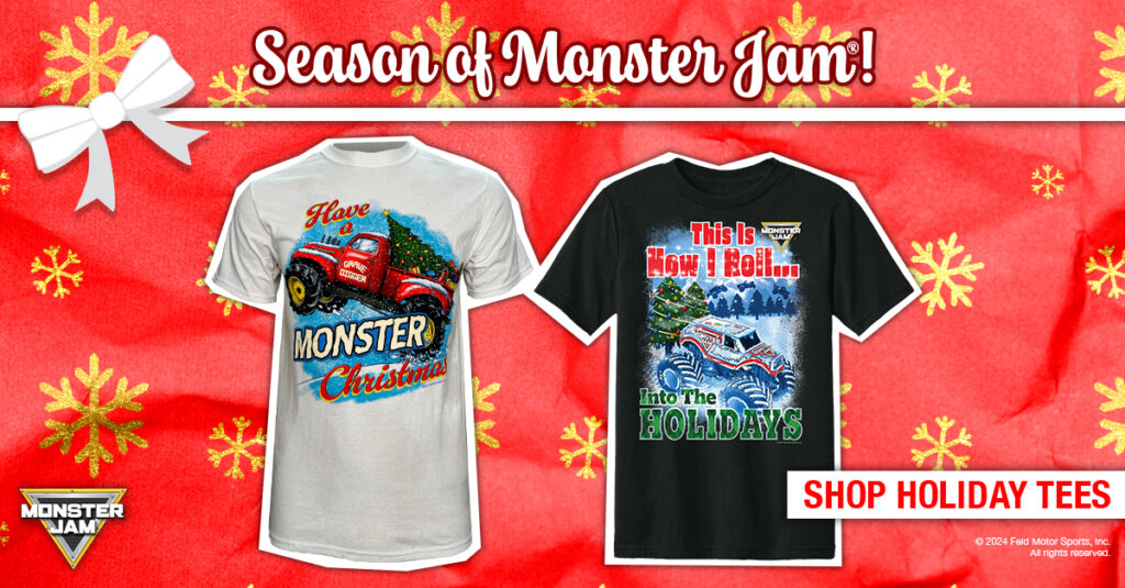 Holiday Tees Available in the Monster Jam Superstore | News | Monster Jam®