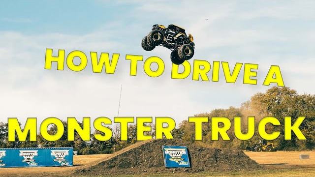 Watch: Autocar Discovers how to Drive, and Jump, a Monster Jam Truck ...