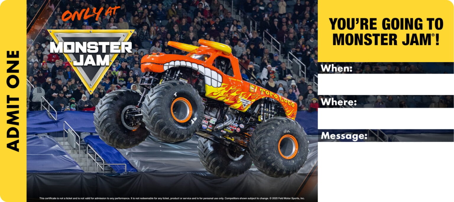 Tickets Make Great Gifts! | Monster Jam®