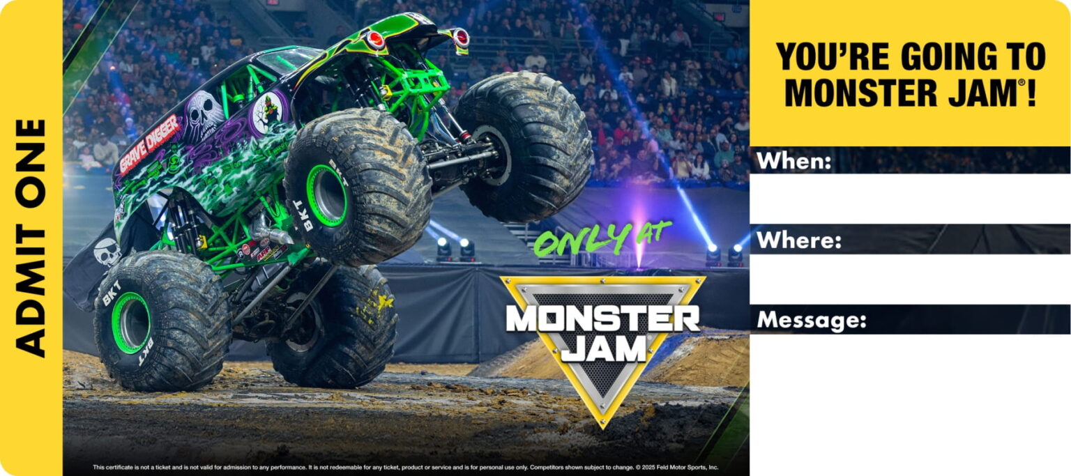 Tickets Make Great Gifts! | Monster Jam®